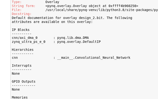 AttributeError: Could not find IP or hierarchy memory in overlay · Issue #1360 · Xilinx/PYNQ ...