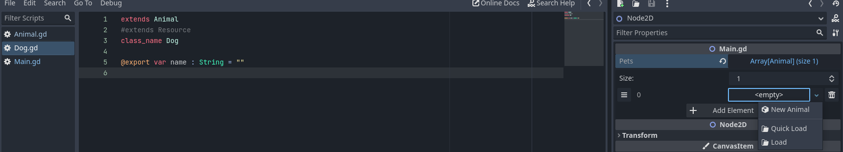 Typed Arrays Do Not Accept Newly Created Subclasses In The Editor Until The Editor Is Restarted