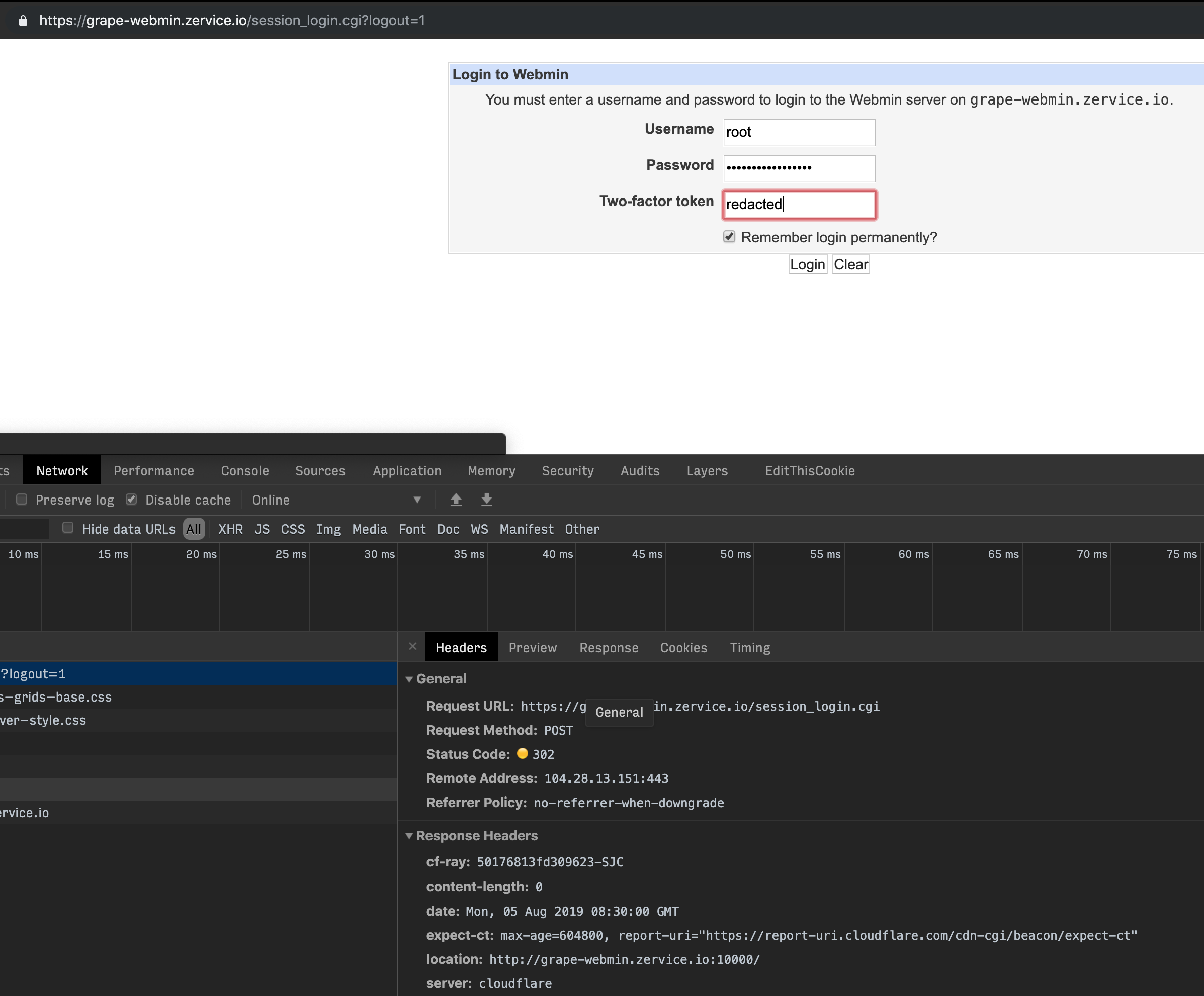 Login redirects to port 10000 · Issue #976 · webmin/webmin · GitHub