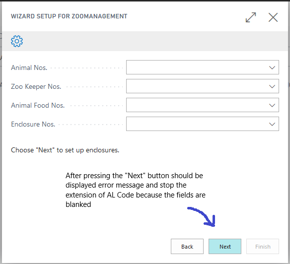 Error function doesn't stop the wizard. · Issue #5015 · microsoft/AL ...