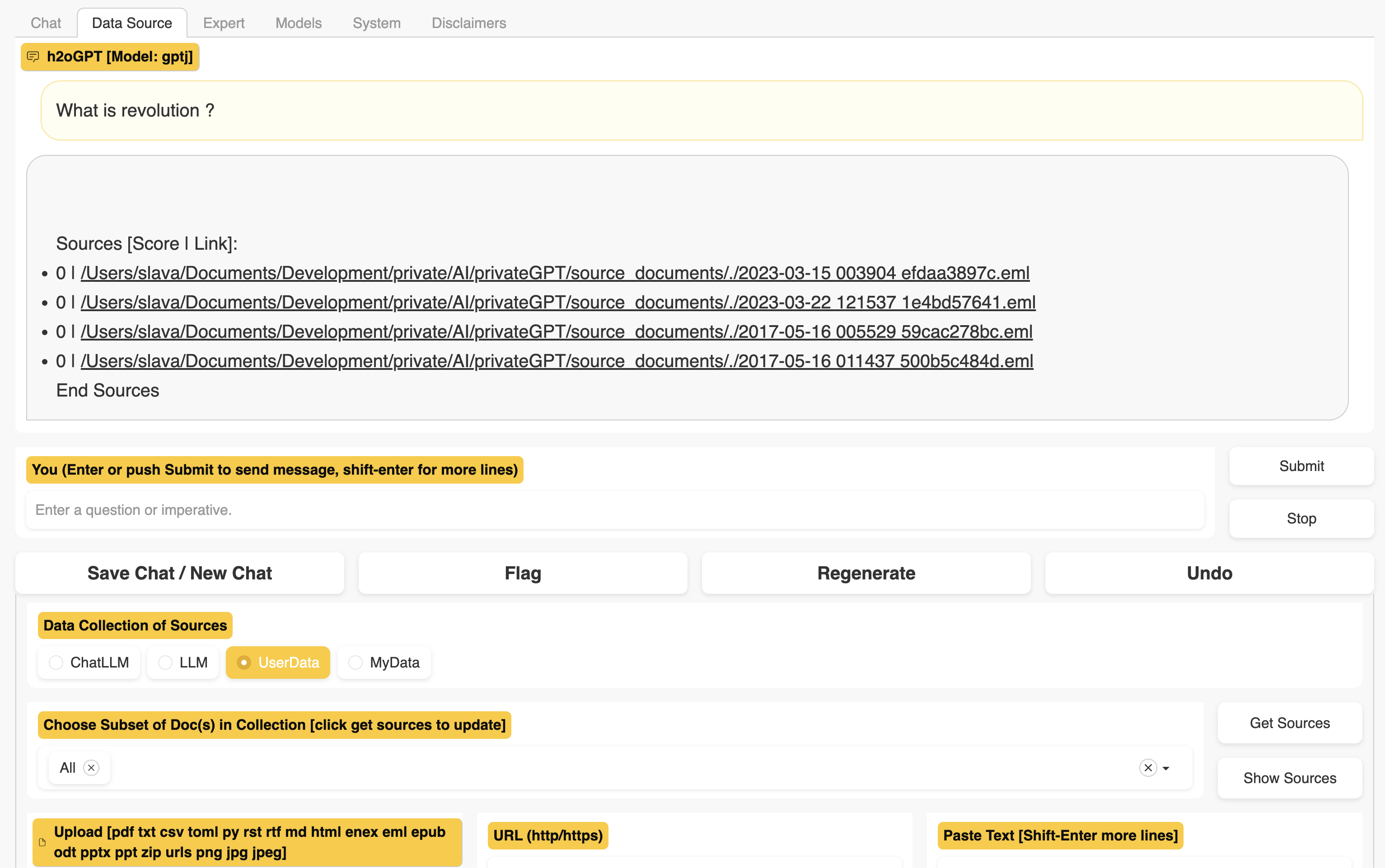 How can I merge UserData and LLM / ChatLLM data ? · Issue #203 · h2oai ...