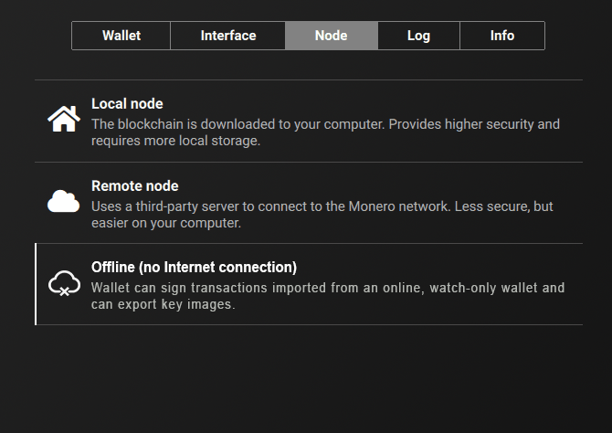 [feature] Add "offline" option for "Node" tab. · Issue #3226 · monero ...