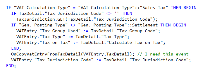 Event request on codeunit 12 · Issue #2667 · microsoft/ALAppExtensions ...