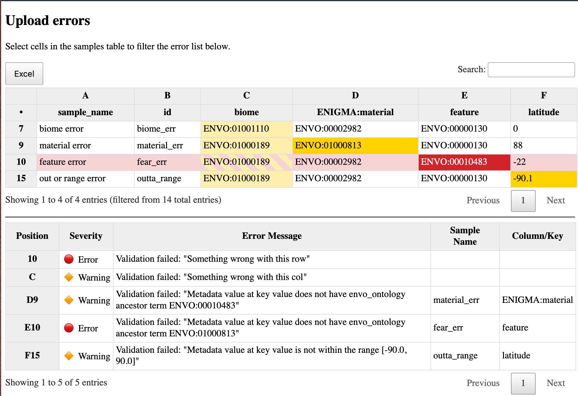 Better Error Surfacing UI w/ highlighted Excel export by dauglyon · Pull Request #59 · kbaseapps ...
