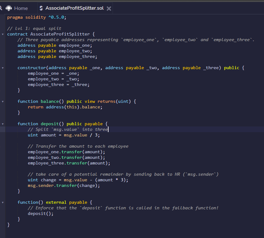 GitHub - shishirsuman6/Smart_Contract-Profit_Splitter: Solidity, Remix, Ganache, MetaMask