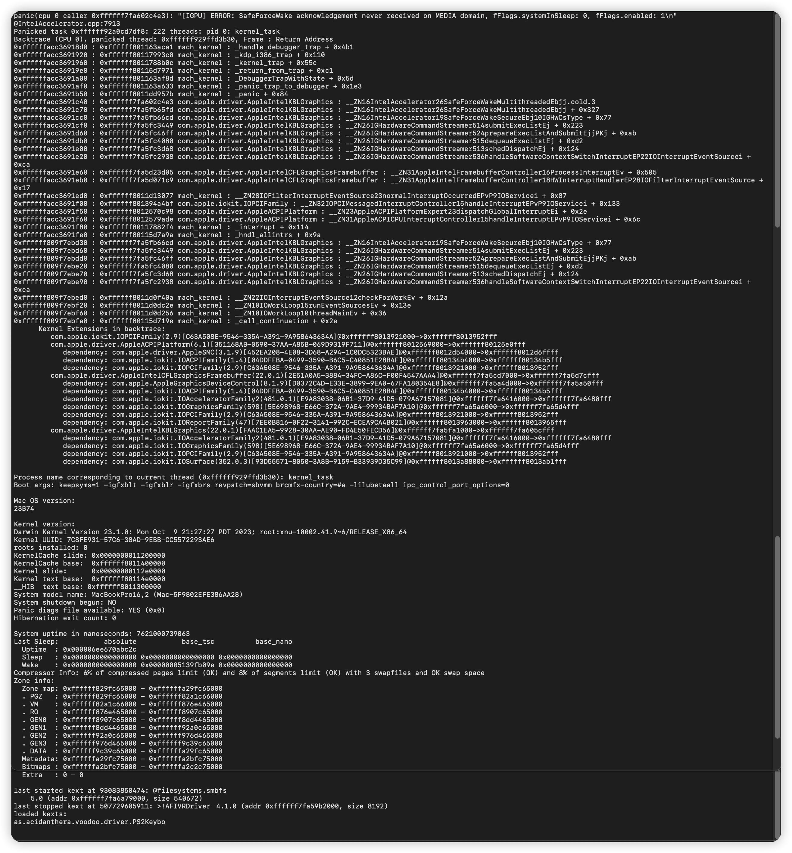 最近3天每天都crash一次 · Issue #59 · daliansky/XiaoXinPro-13-hackintosh · GitHub
