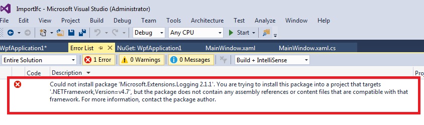 how to view ifc model in xBim on .Net Framework 4.8 · Issue #126 · xBimTeam/XbimWindowsUI · GitHub