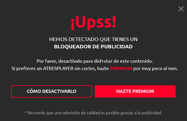 atresplayer.com: detection · Issue #12855 · uBlockOrigin/uAssets · GitHub