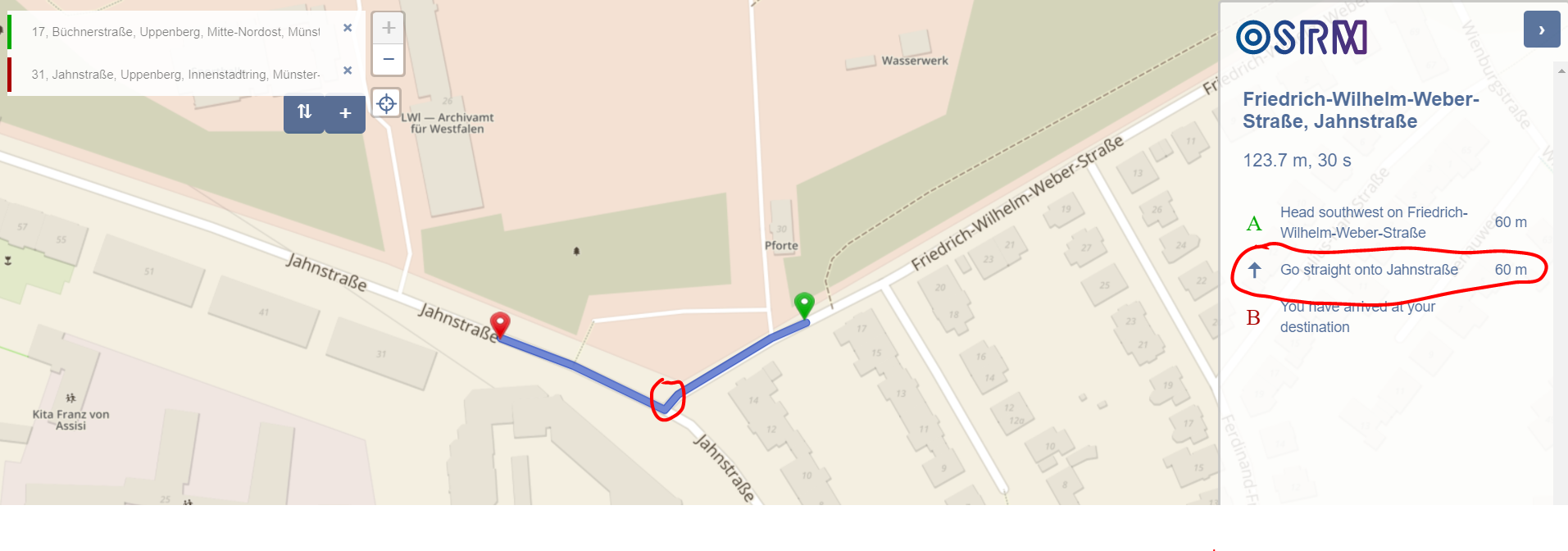 Wrong modifier in StepManeuver · Issue #4205 · Project-OSRM/osrm-backend · GitHub