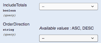 QueryString select components in SwaggerUI are disabled for boolean parameters · Issue #1370 ...