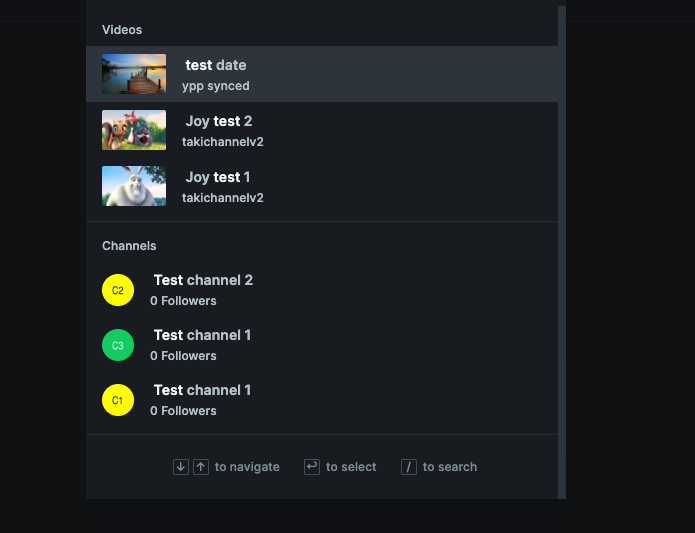 Misalligned text in search box list · Issue #3594 · Joystream/atlas · GitHub