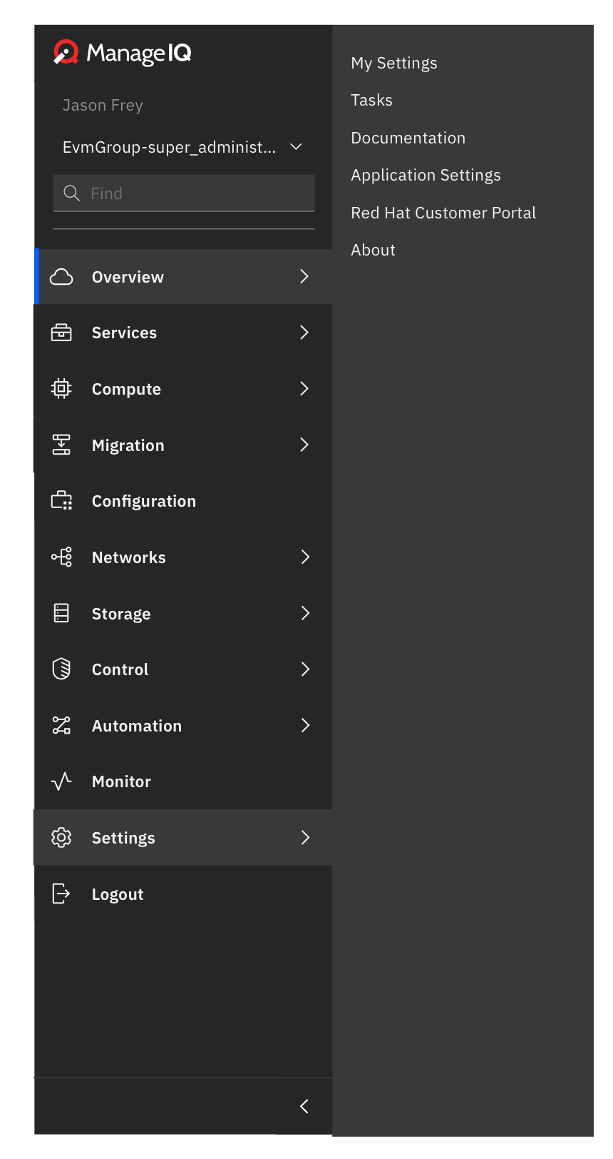 ManageIQ Navigation design · Issue #6986 · ManageIQ/manageiq-ui-classic · GitHub