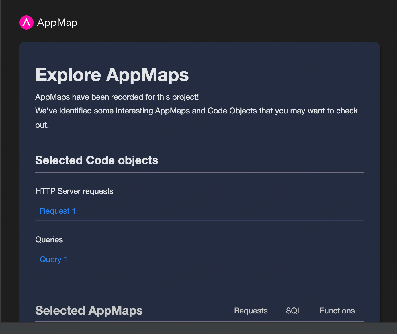 Selected Code Objects Are Populated In Jetbrains Extension · Issue 89 · Getappmapappmap 