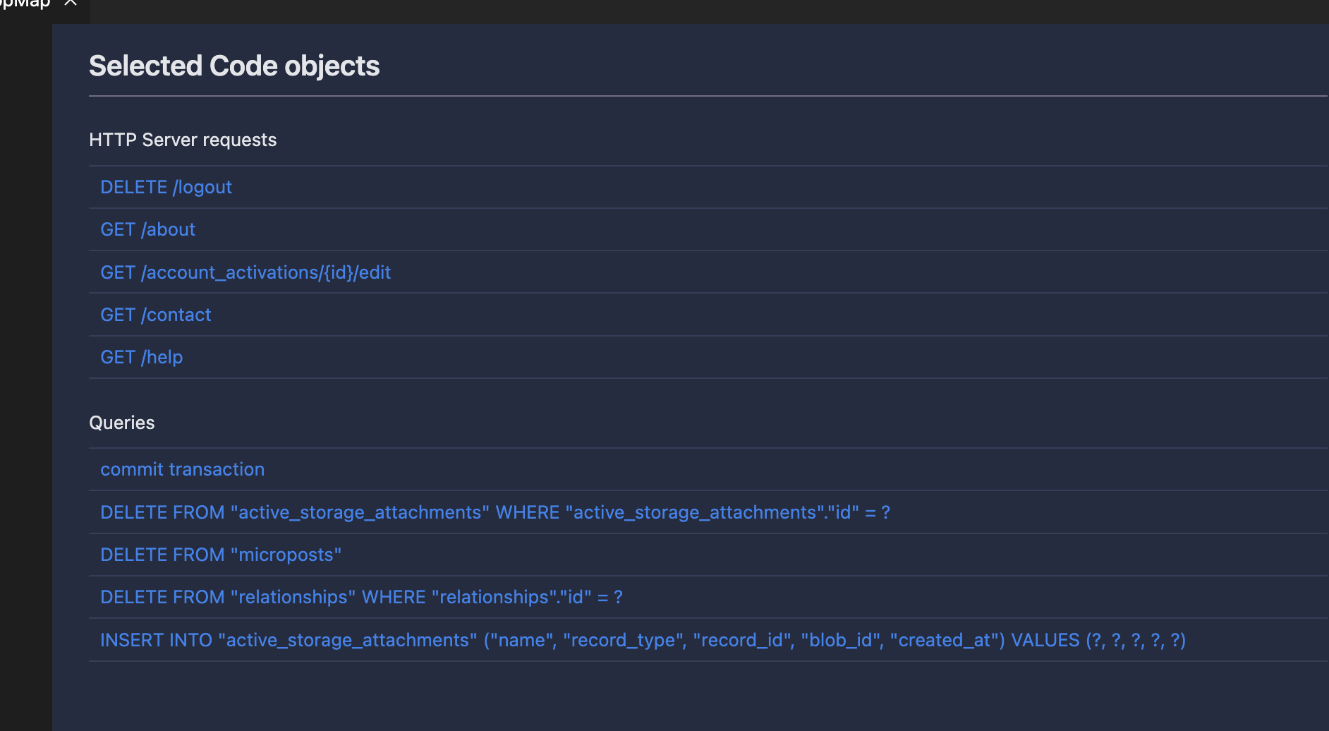Selected Code Objects are populated in JetBrains extension · Issue #89 · getappmap/appmap ...