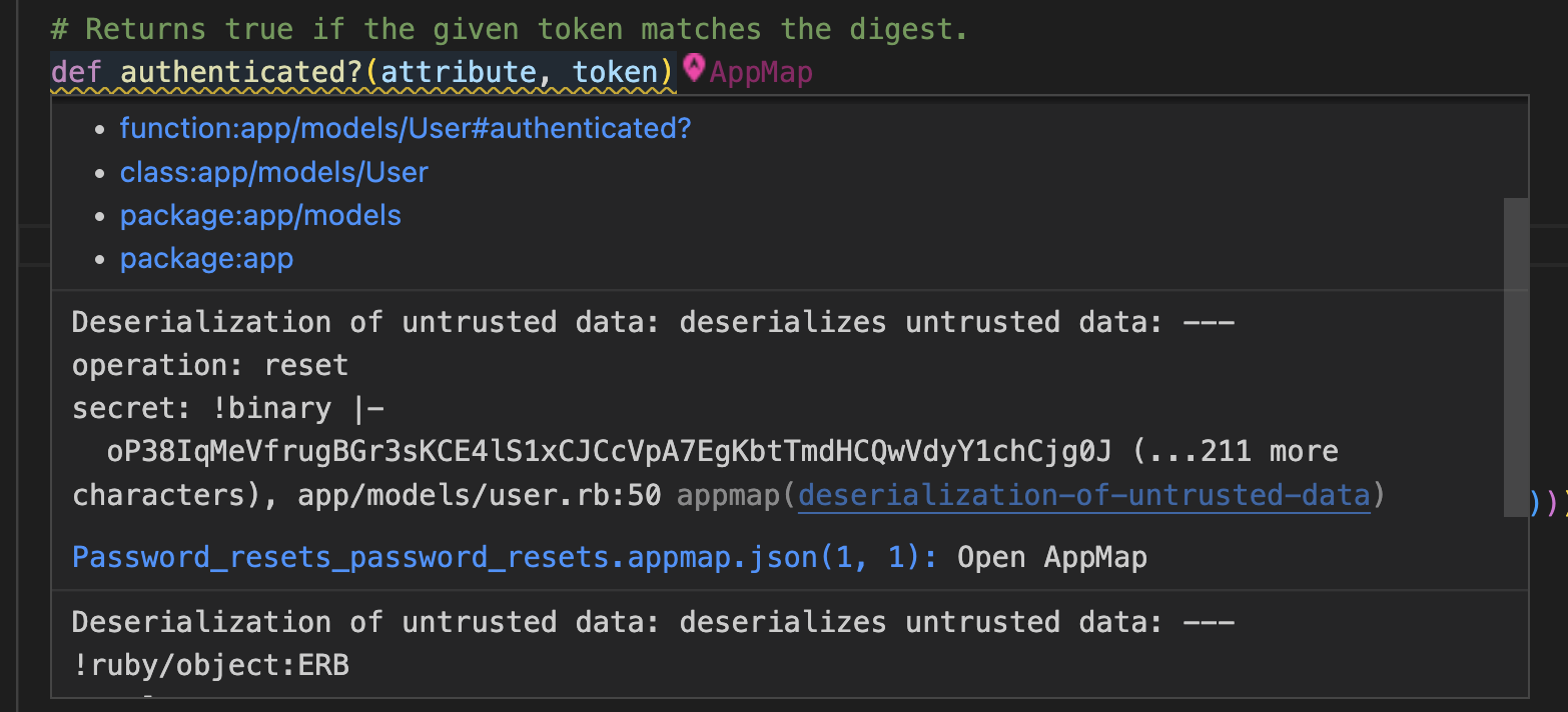Runtime Analysis Formatting breaks when secret finding is multi-line · Issue #478 · getappmap ...