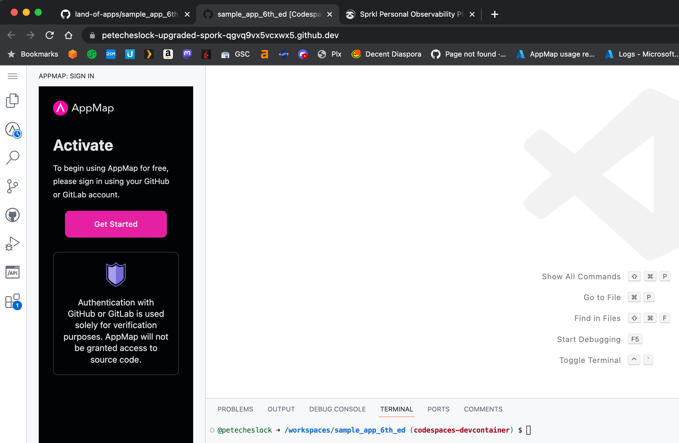 User Login Redirect Fails On Github Codespaces · Issue #658 · Getappmap 