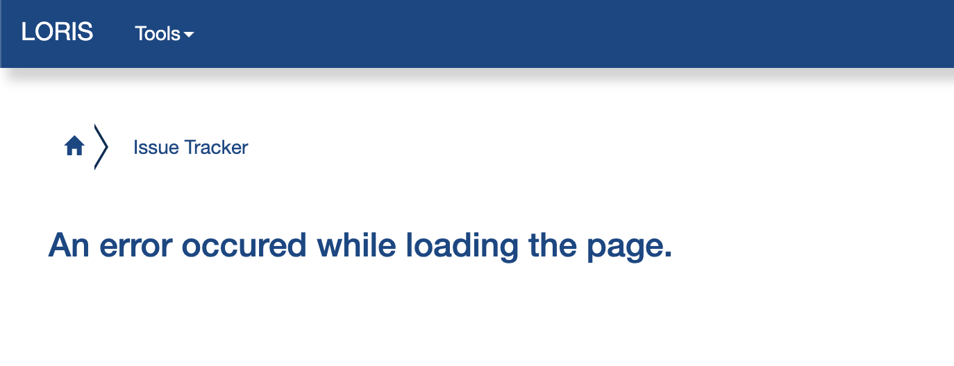 [Issue tracker] Can not access module · Issue #7799 · aces/Loris · GitHub