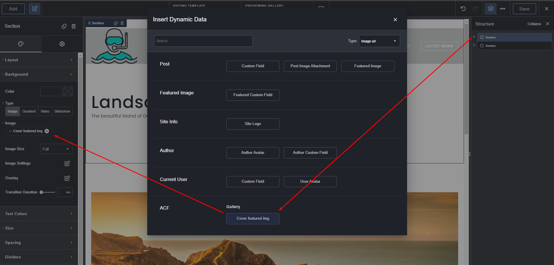 Support ACF URL Image field for Section Background · Issue #296 · soflyy/breakdance-bugs · GitHub