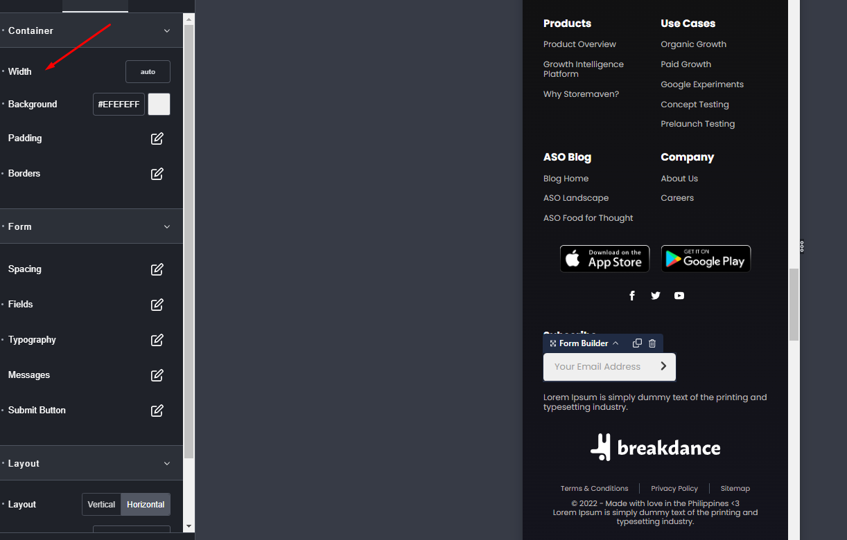 Form - Add responsive width control · Issue #410 · soflyy/breakdance-bugs · GitHub