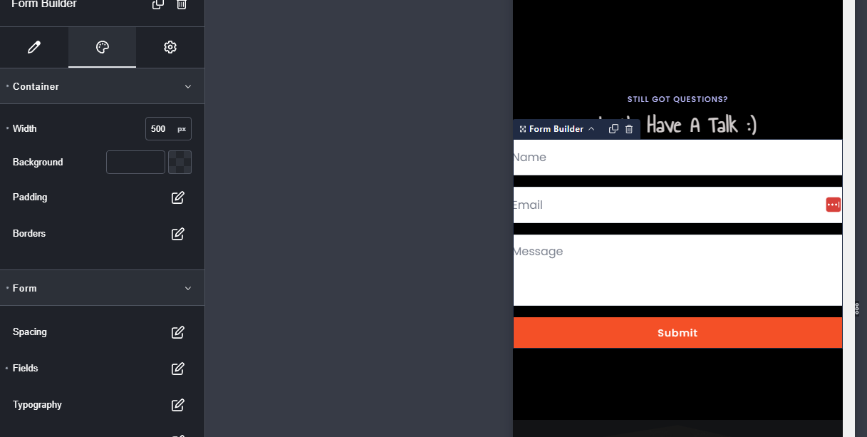 Form builder - No responsive option for width · Issue #440 · soflyy/breakdance-bugs · GitHub