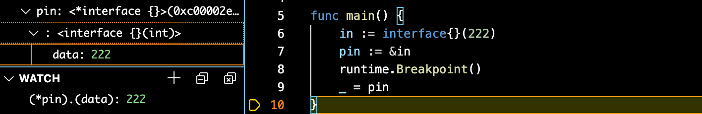 debug: evaluateName for interface data missing () when special-cased inside a pointer · Issue ...