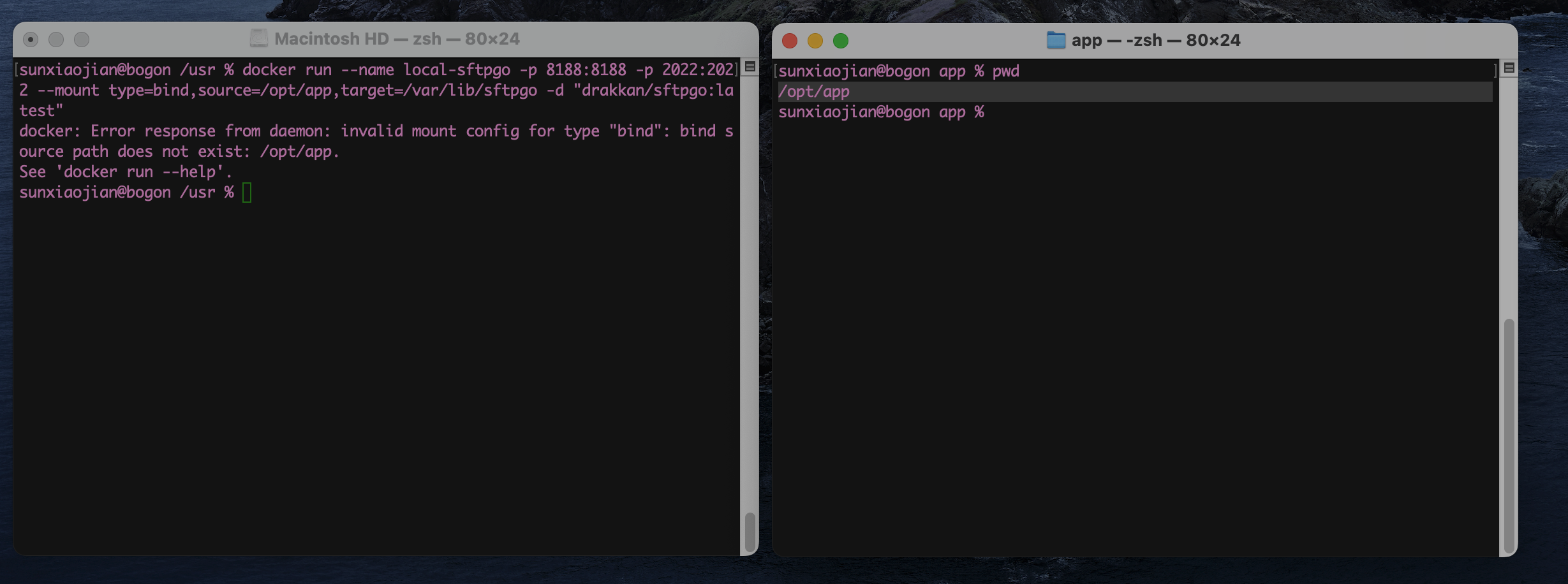 There is a problem with docker deployment · Issue #1186 · drakkan/sftpgo · GitHub