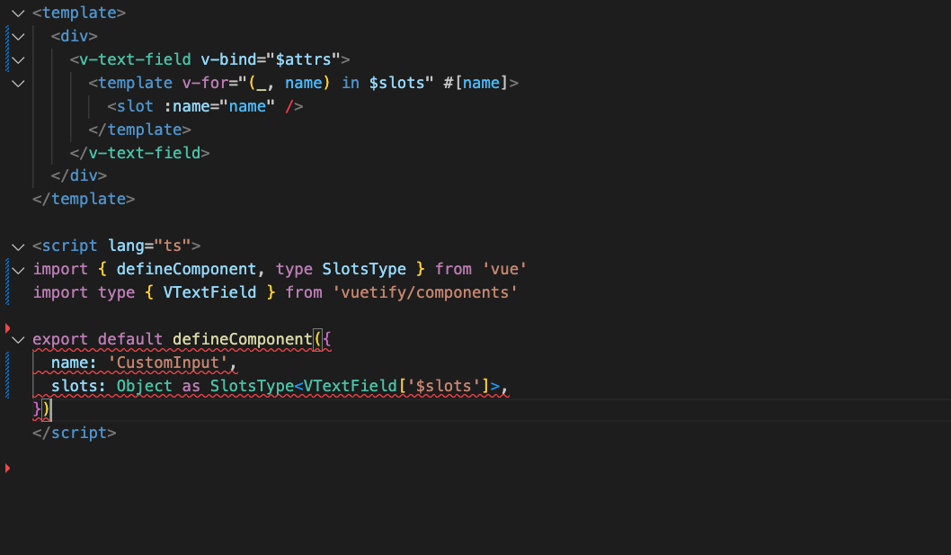 Bug Report 3311 Typescript Issue When Exporting Slots Types Ts4082 Default Export Of The