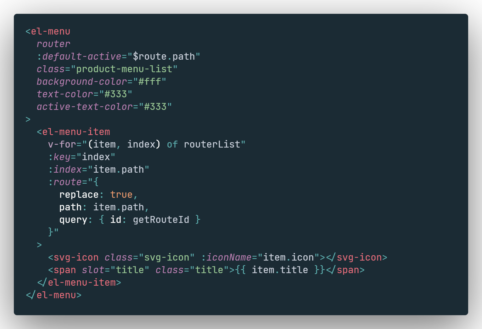 Feature Request Element Menu使用router模式的时候,如何使用replace进行跳转 · Issue