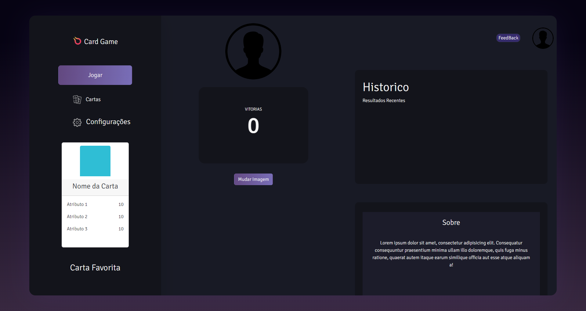GitHub - liliantavarez/card-game: Projeto em desenvolvimento nas ...