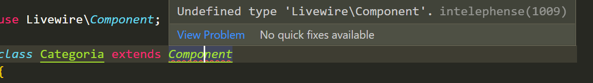 Undefined Type Livewire Component · Livewire Livewire · Discussion 4940 · Github