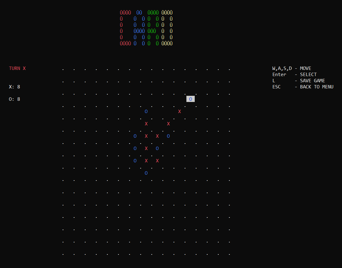 GitHub - hoangminh-nguyen/Caro-project: A Caro game for 2 players in OOP course.