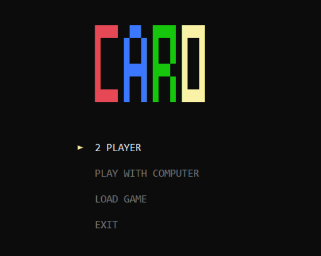GitHub - hoangminh-nguyen/Caro-project: A Caro game for 2 players in OOP course.