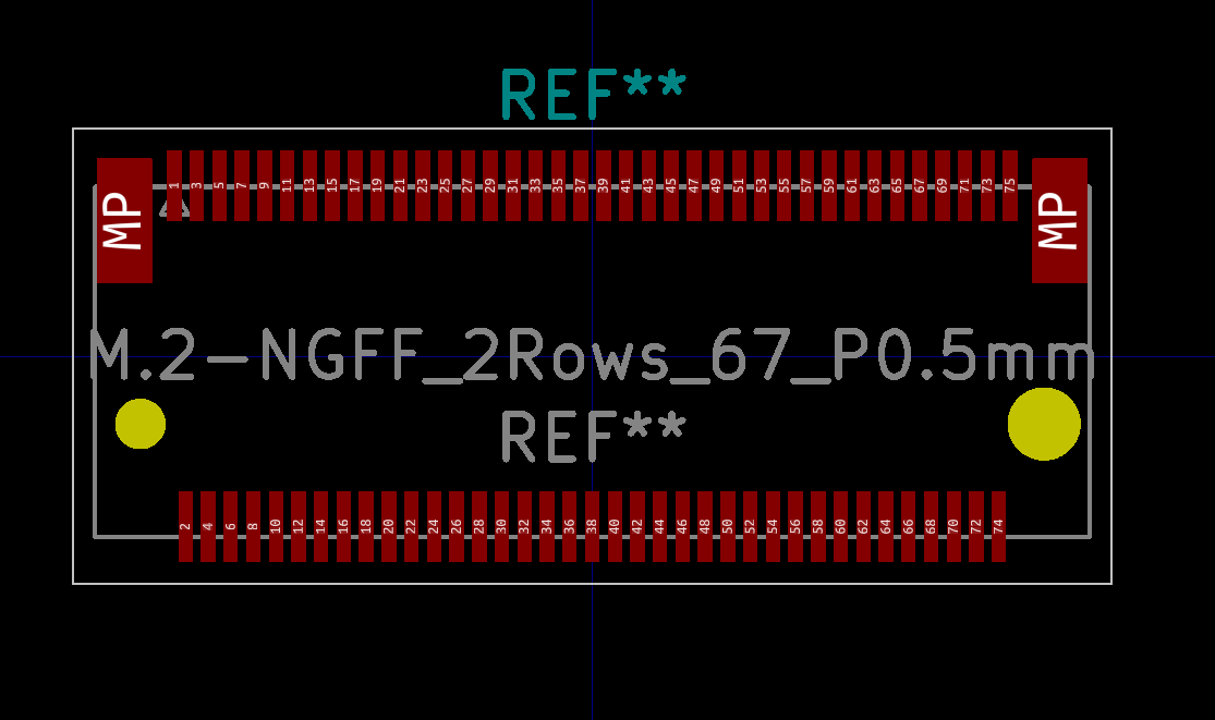 Add M.2 connector footprint - socket (!879) · Merge requests · KiCad ...