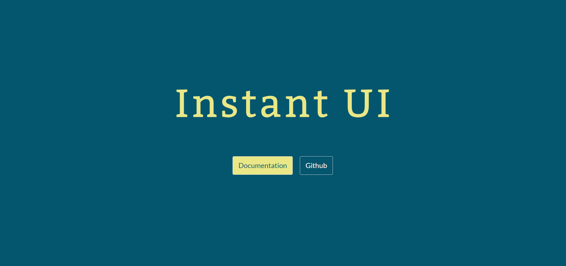 GitHub - sanu29/Instant-UI: The instant component library.