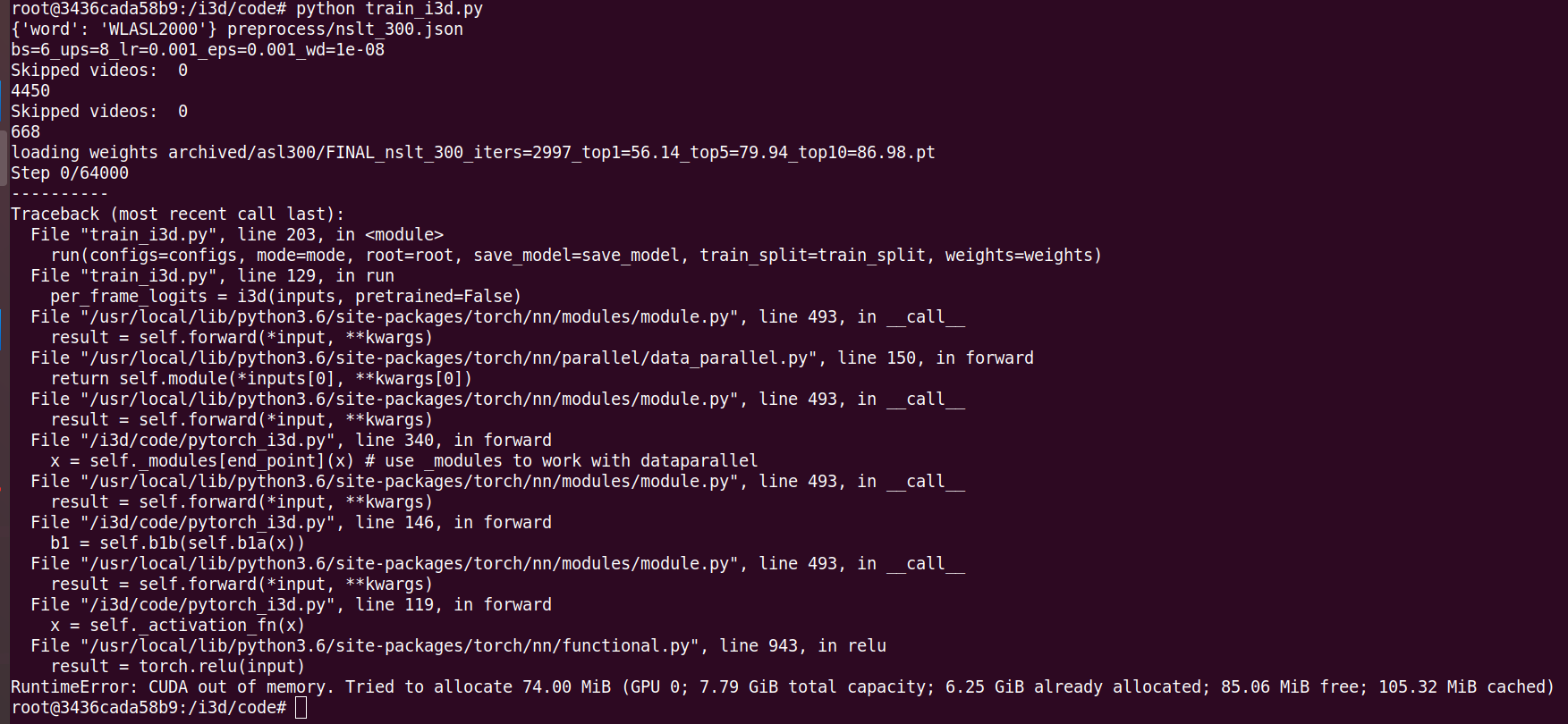ERROR: Unexpected bus error encountered in worker. · Issue #15 · dxli94/WLASL · GitHub