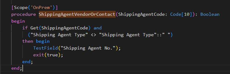 "Shipping Agent" table: remove [Scope('OnPrem')] from procedure ShippingAgentVendorOrContact ...