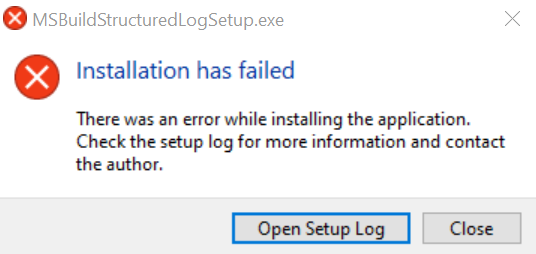 F-Secure blocks installation · Issue #416 · KirillOsenkov/MSBuildStructuredLog · GitHub