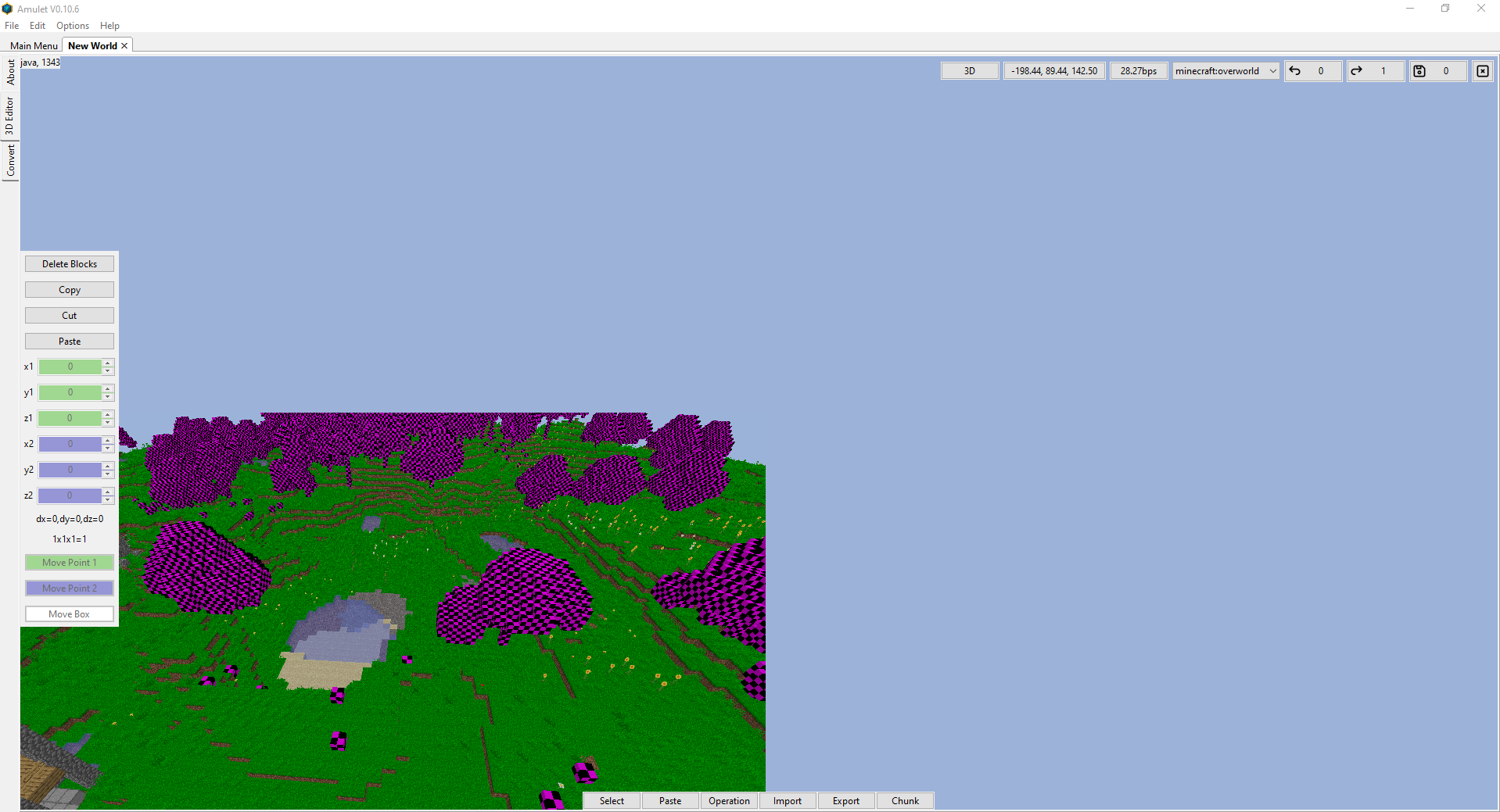 [Bug Report] Tiny 3D Editor window size · Issue #853 · Amulet-Team/Amulet-Map-Editor · GitHub