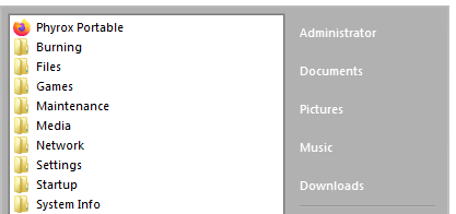 Phyrox portable creates a shortcut in start menu while running · Issue ...