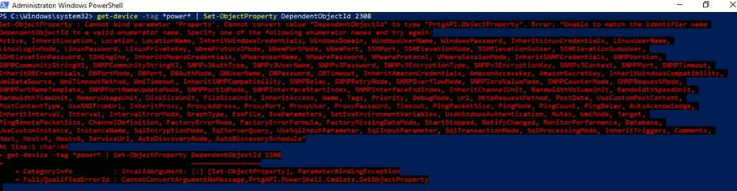 Set-objectproperty DependentObjectId · Issue #86 · lordmilko/PrtgAPI ...