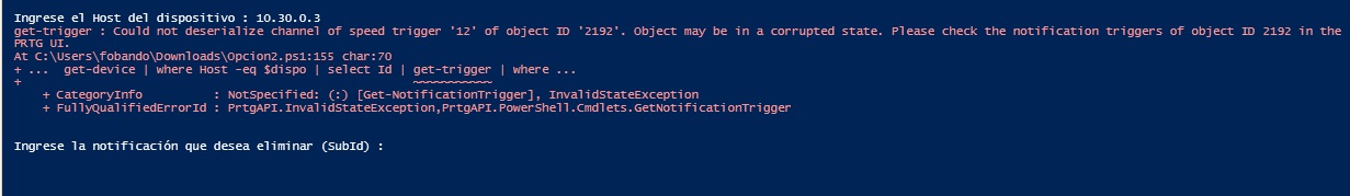 remove notificationtrigger · Issue #87 · lordmilko/PrtgAPI · GitHub