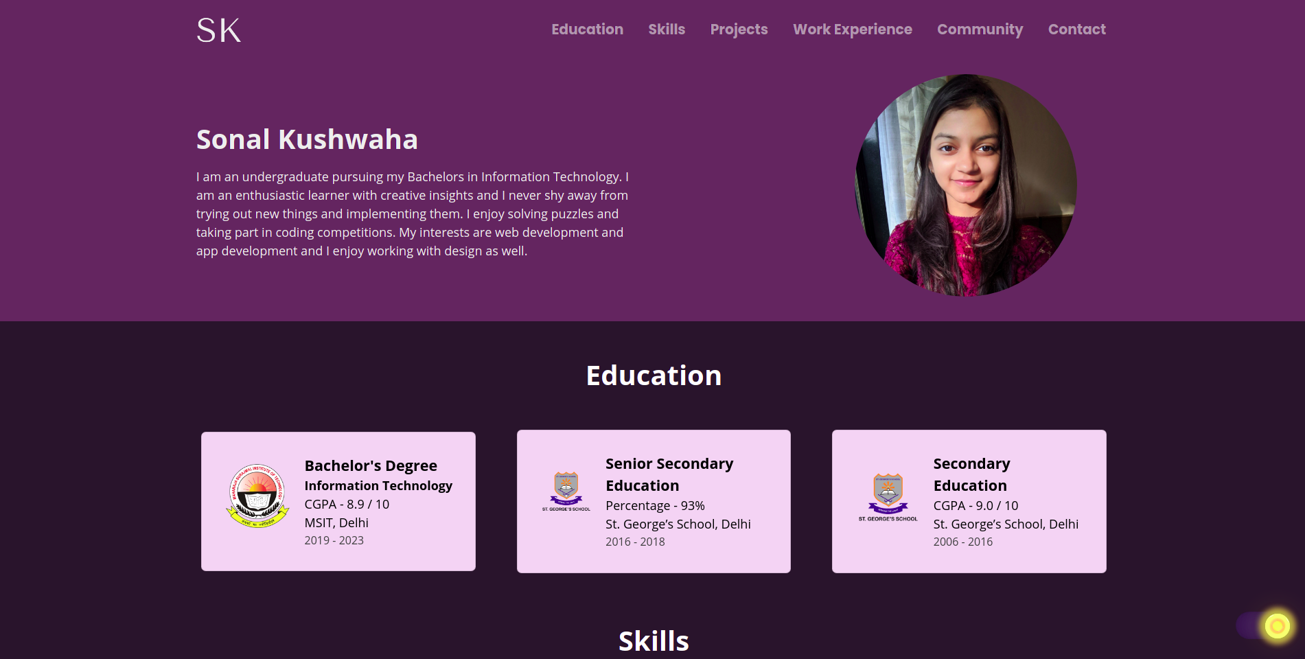 GitHub - sonalsk/Portfolio