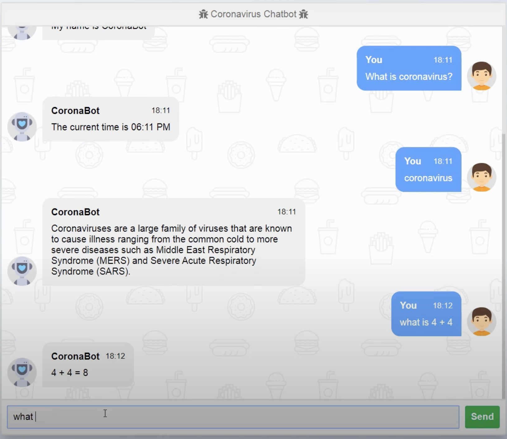 GitHub - dchaudhery/covidChatbot