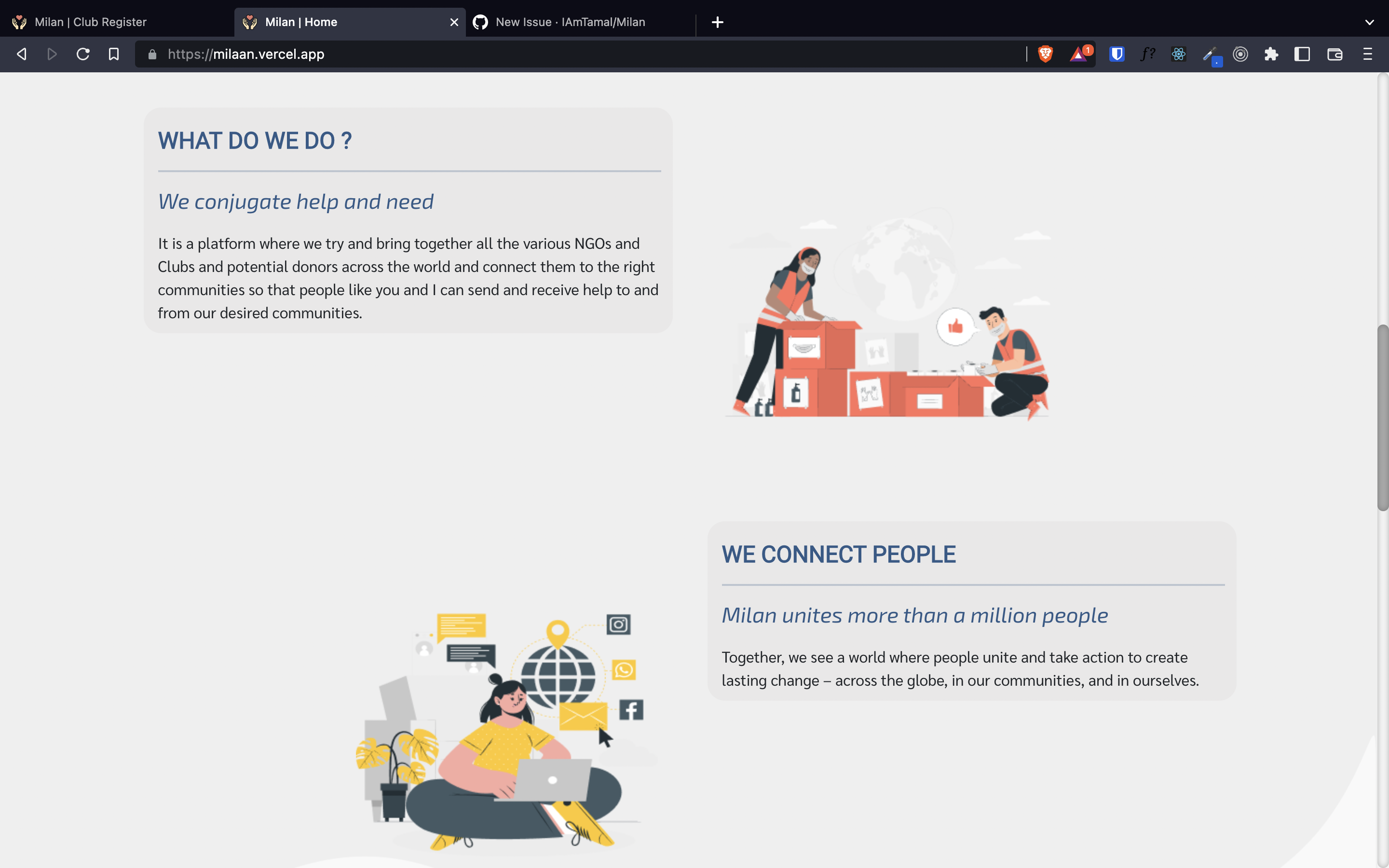 Minor UI fixes · Issue #389 · ngoworldcommunity/NGOWorld · GitHub