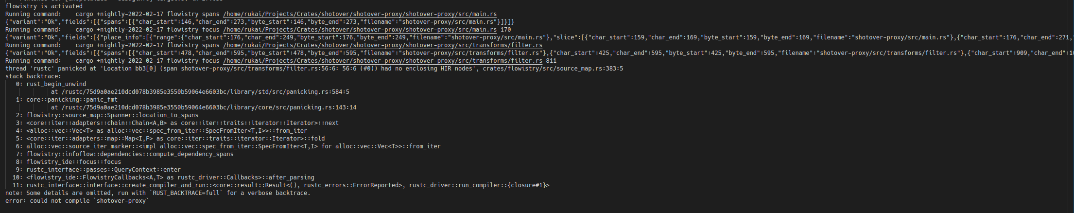 thread 'main' panicked at 'called `Option::unwrap()` on a `None` value' · Issue #38 ...