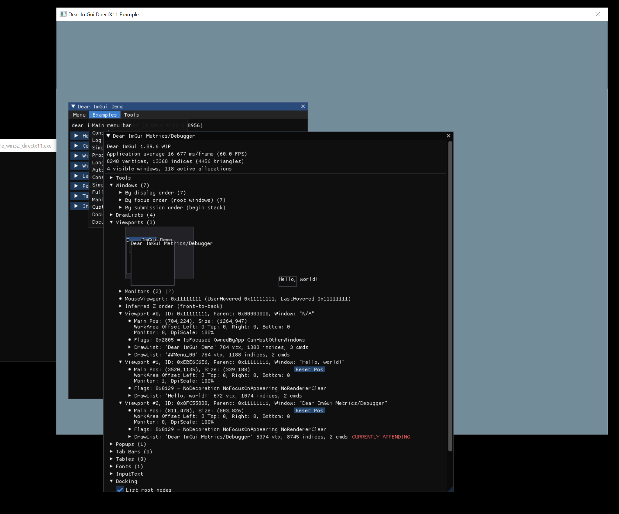 Menus in main viewport are obscured by viewports higher in the z-order · Issue #6453 · ocornut ...