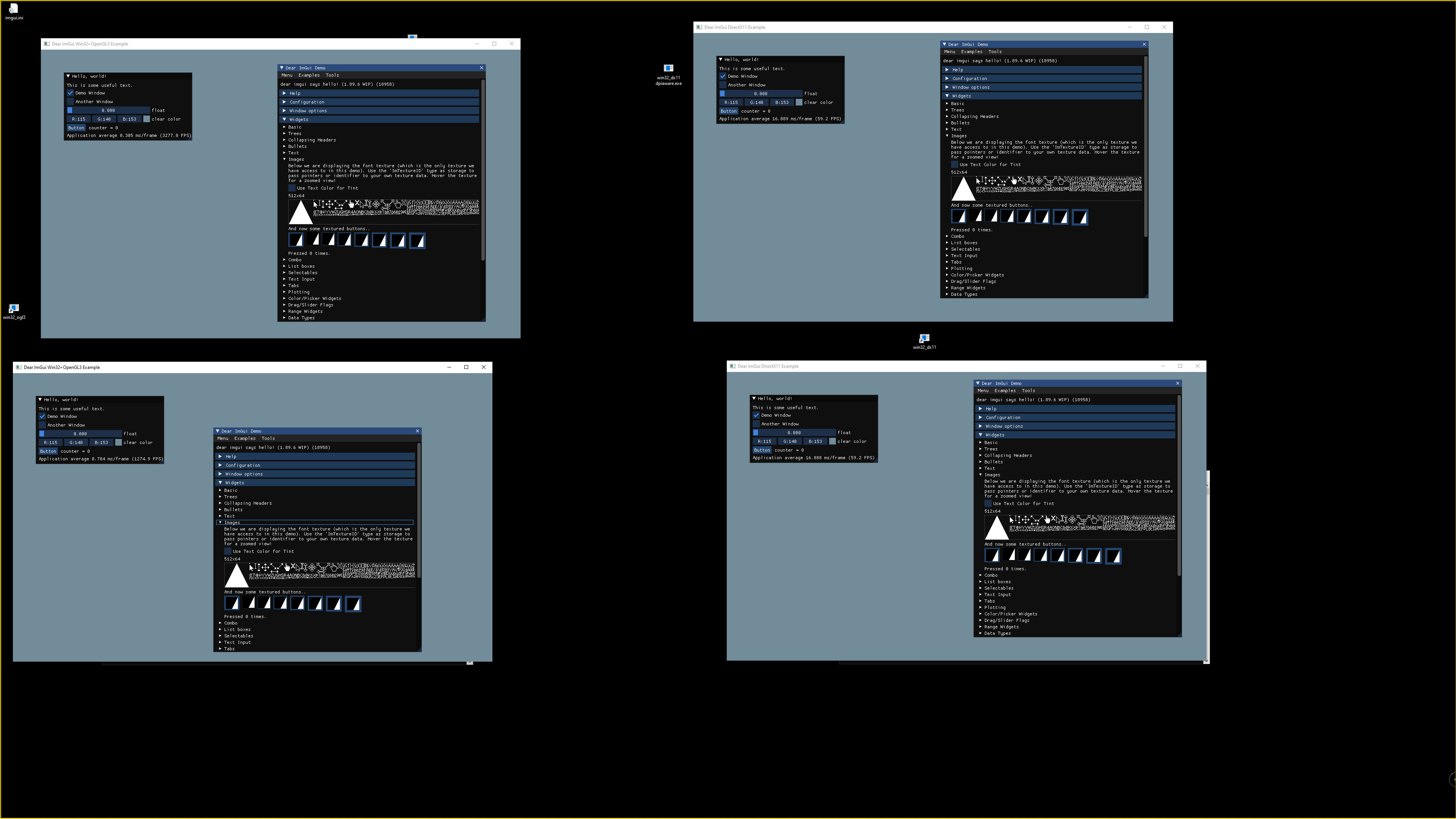 Various Viewport drag fails for multi-monitors ((sdl2 | win32) ! glfw) & ogl3 occurring with ...