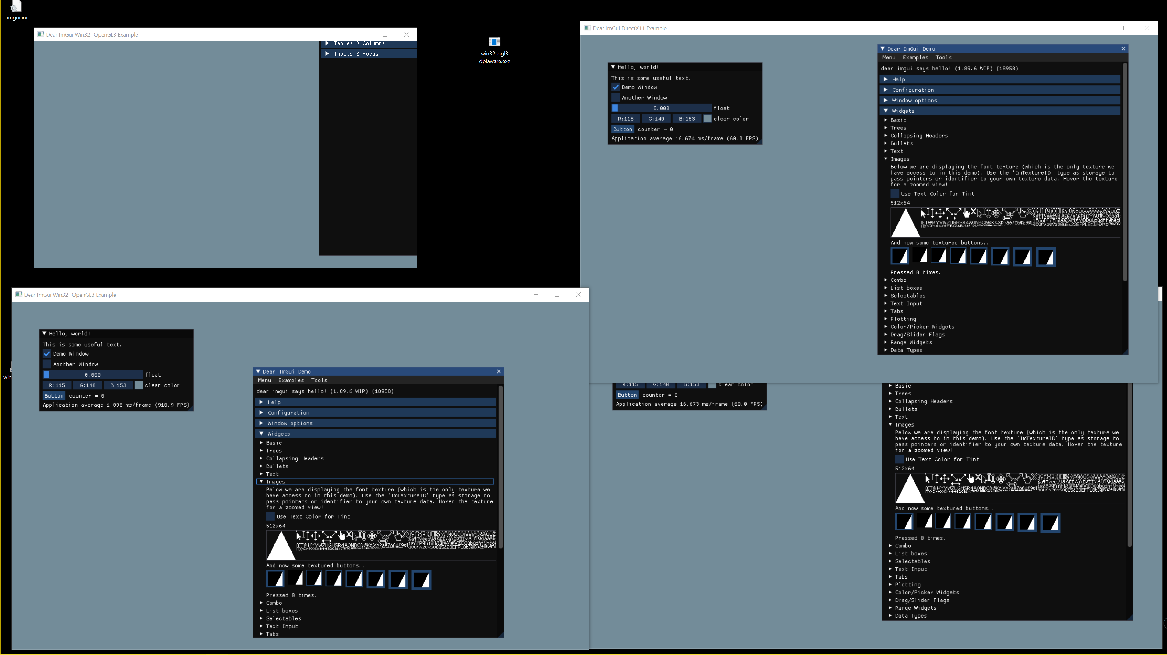 Various Viewport drag fails for multi-monitors ((sdl2 | win32) ! glfw) & ogl3 occurring with ...