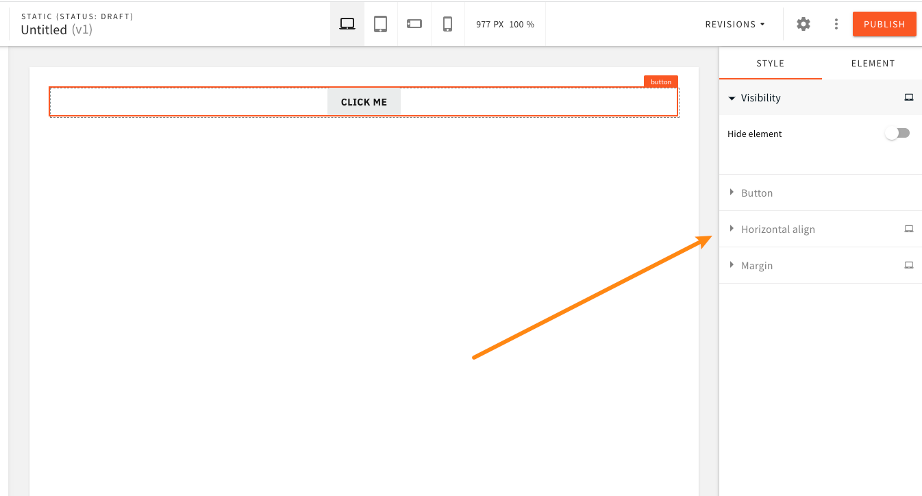 Finish new Page Builder Button / Action Settings · Issue #2052 · webiny/webiny-js · GitHub