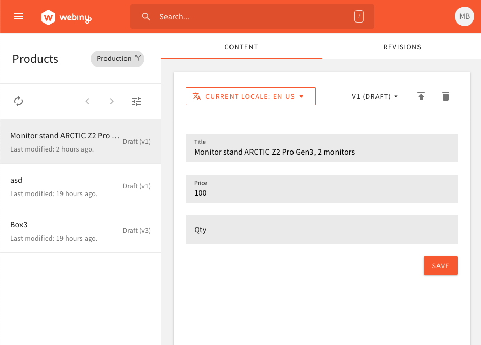 Headless CMS - content view · Issue #830 · webiny/webiny-js · GitHub